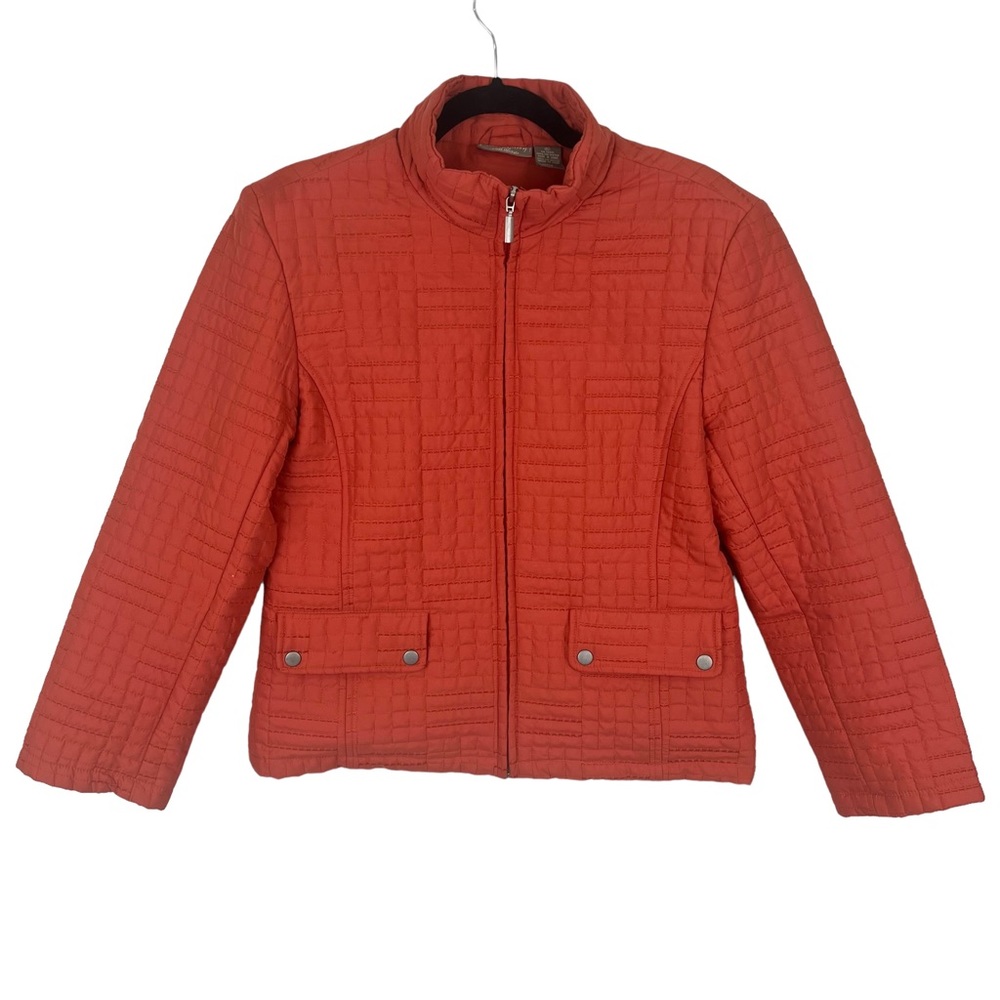 Jane Ashley Quilted Jacket Size Lp - Gem